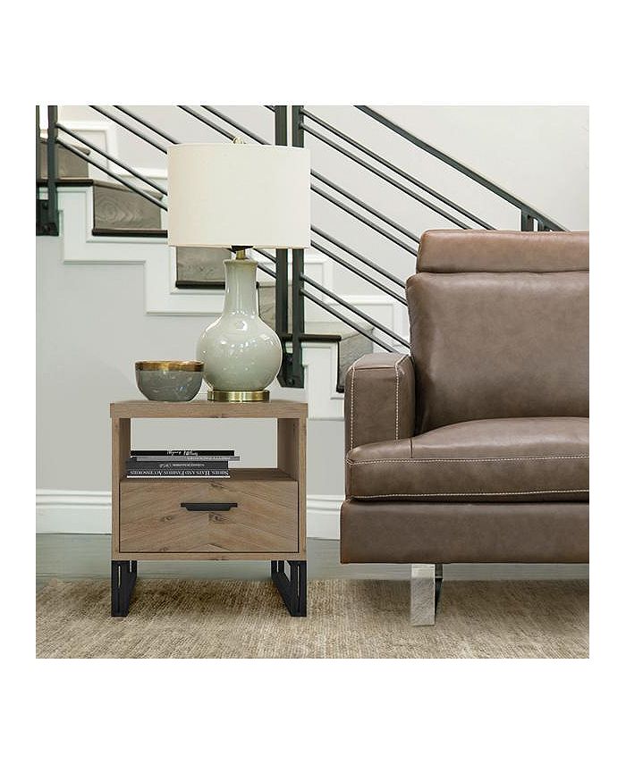 Furniture Adelaide End Table, Quick Ship - Macy's