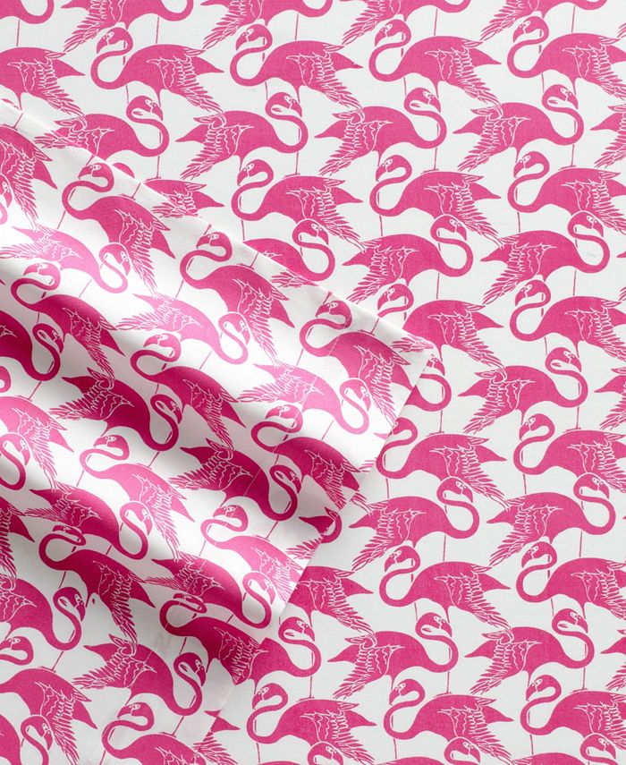 Poppy & Fritz Flamingo Sheet Set, Twin XL - Macy's