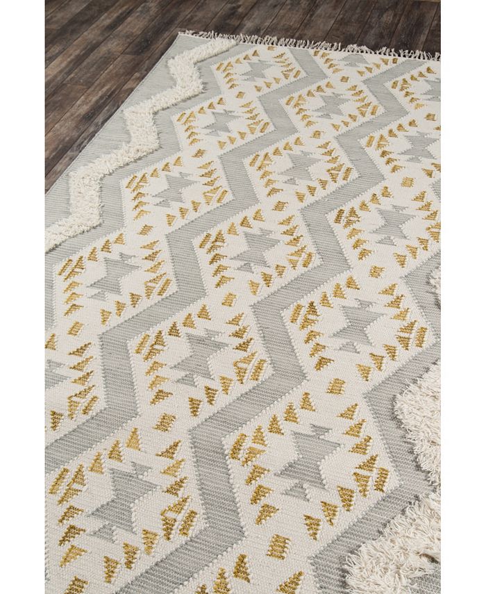 Novogratz Collection Novogratz Indio Ind-1 Gray 3' x 5' Area Rug - Macy's
