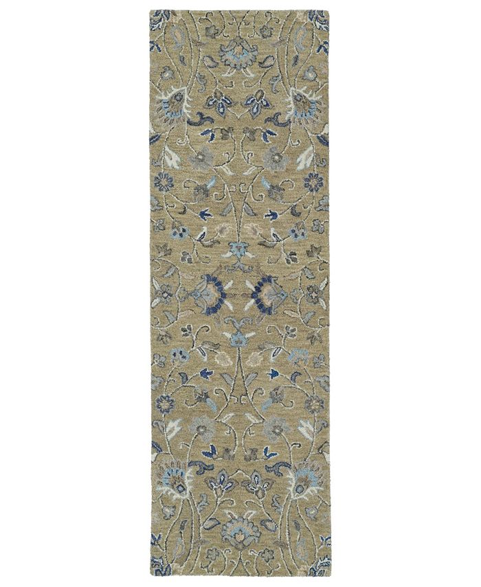 Kaleen Helena 3208-82 Light Brown 2'6" x 8' Runner Rug - Macy's