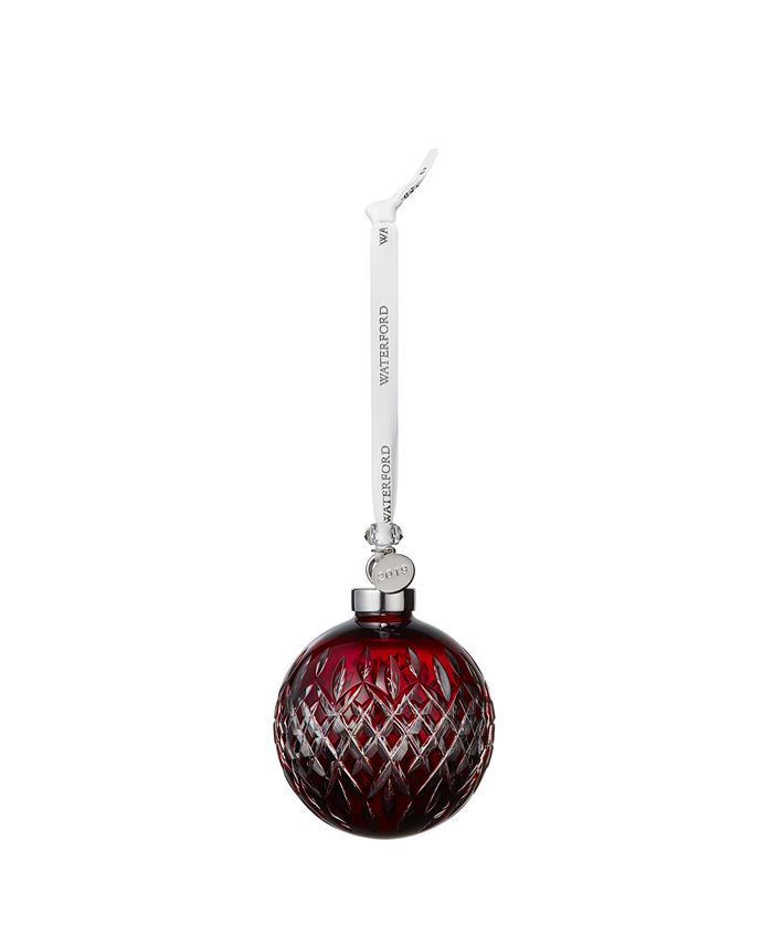 Waterford 2019 Ruby Ball Ornament - Macy's