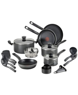 T-Fal 18-Pc. Nonstick Cookware Set & Reviews - Cookware Sets - Macy's