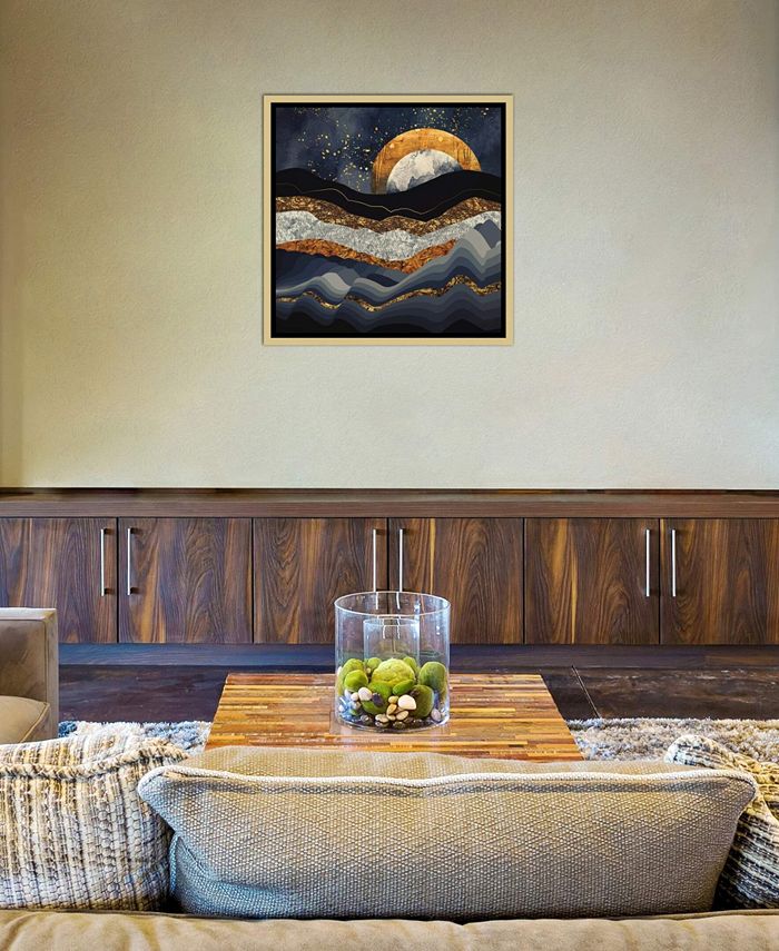 iCanvas Metallic Mountains by Spacefrog Designs Gallery-Wrapped Canvas ...