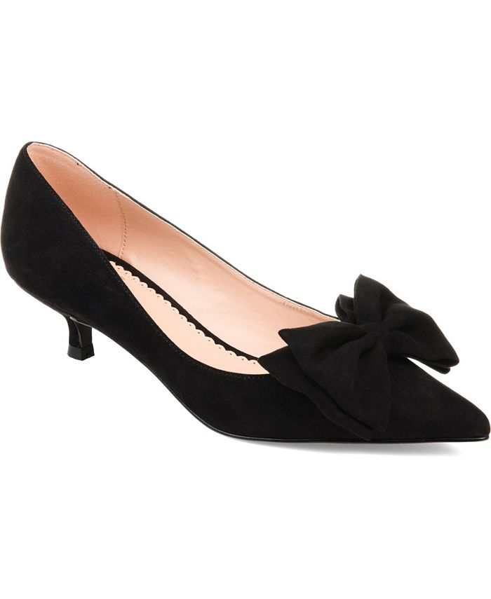 Journee Collection Women's Orana Bow Heels - Macy's