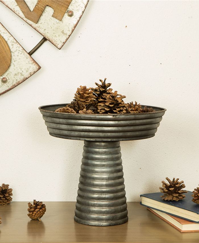 Glitzhome Farmhouse Galvanized Tray - Macy's