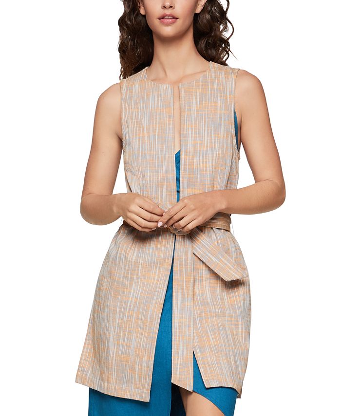 BCBGeneration Printed Boyfriend Vest - Macy's