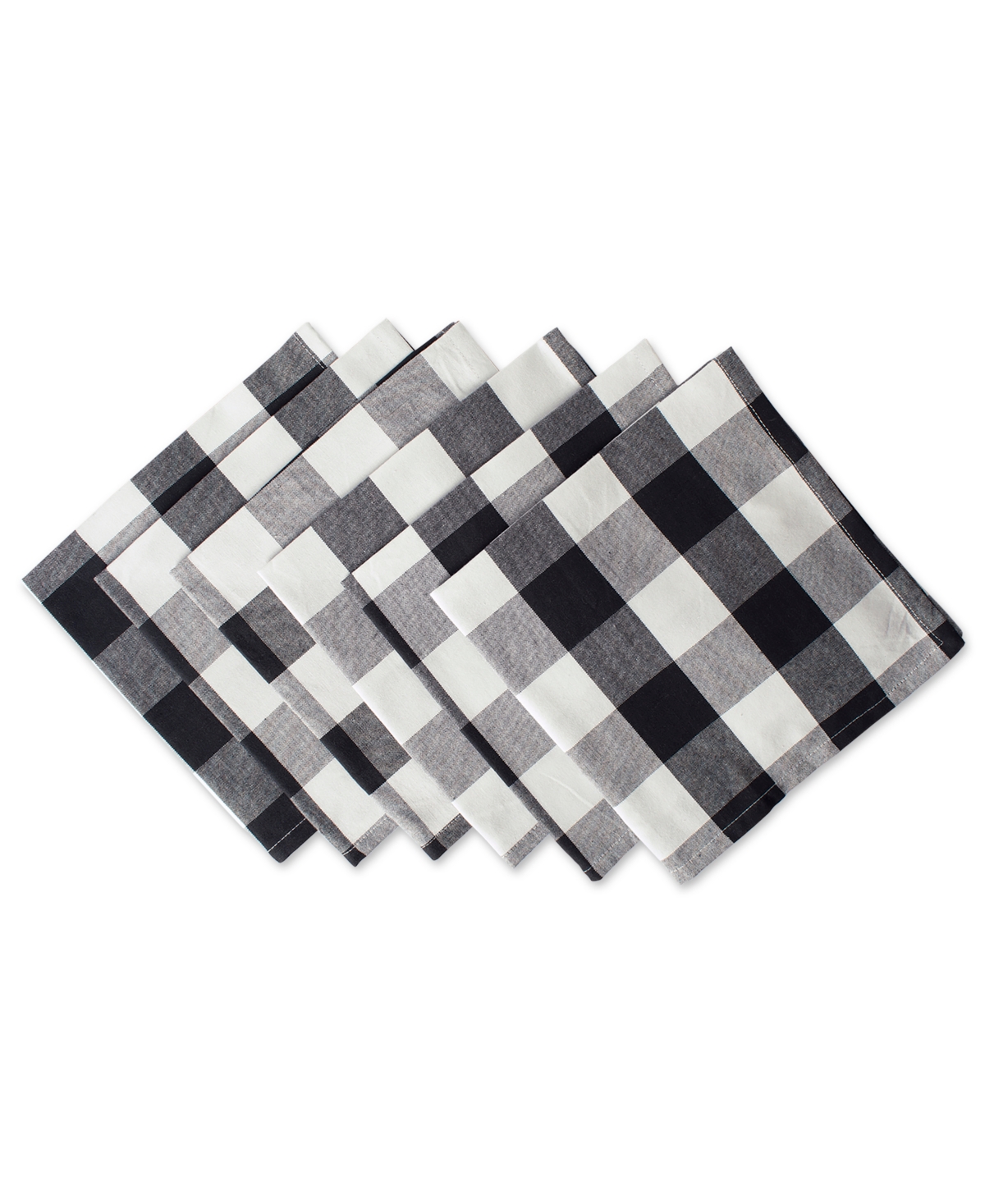 Click here for Buffalo Check Napkin  Set of 6 - Black prices
