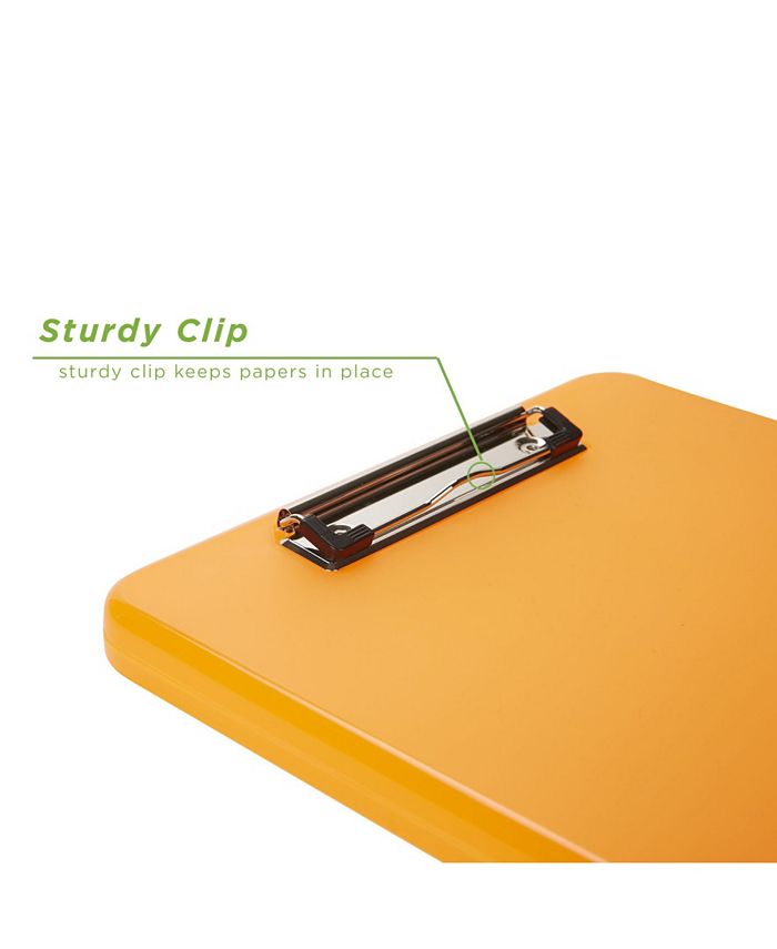 Mind Reader 6 Pack Clipboard Storage, Translucent Assorted Colors - Macy's