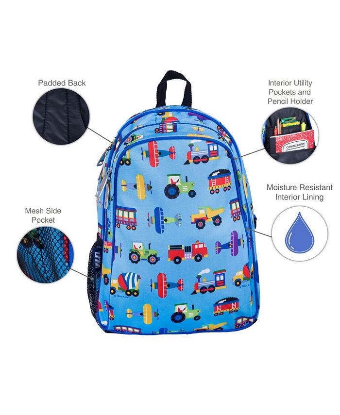 Wildkin Trains, Planes and Trucks 15" Backpack - Macy's