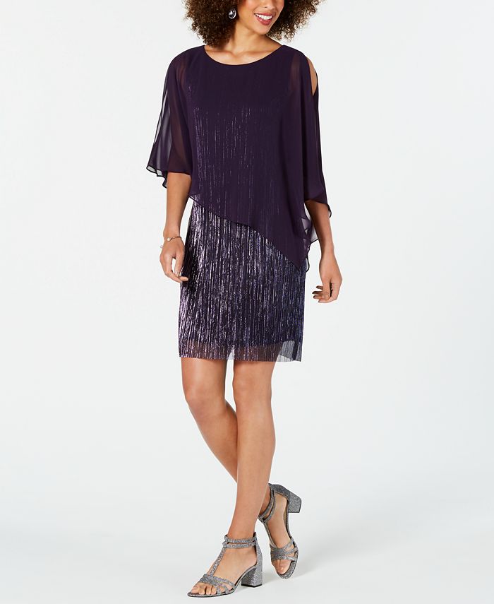 Connected Metallic-Thread Dress - Macy's