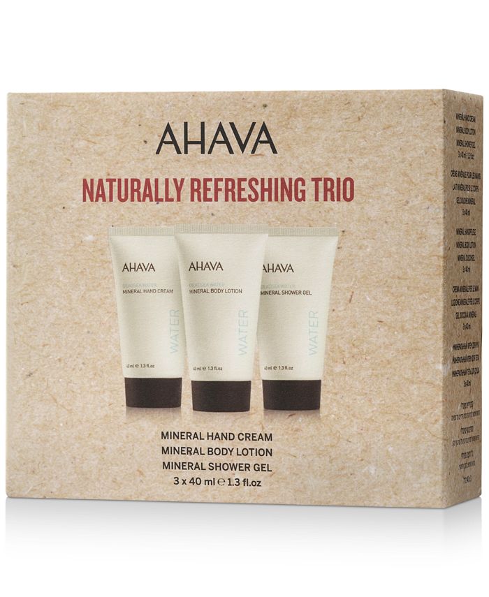 Ahava 3-Pc. Naturally Refreshing Gift Set - Macy's