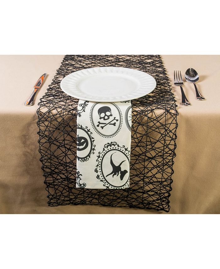 Design Imports Woven Paper Table Runner 14" x 72" - Macy's