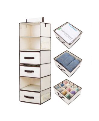 StorageWorks Hanging Fabric Organizer - Macy's