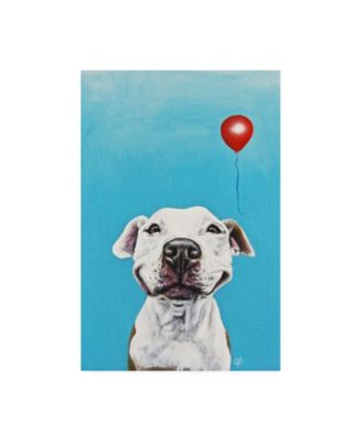 Victoria Coleman Party Dog V Canvas Art - 20" x 25" - Macy's
