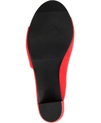 Journee Collection Women's Allea Block Heel Dress Sandals - Macy's