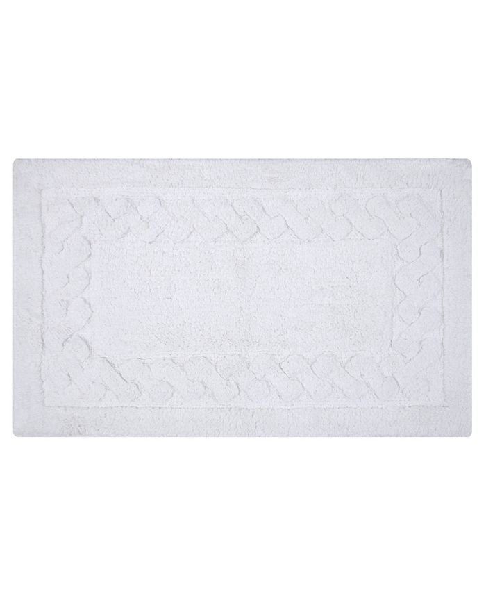 Perthshire Platinum Collection Chain 20" x 30" Bath Rug - Macy's