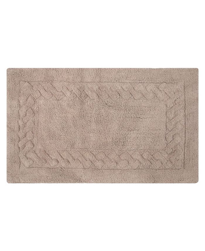 Perthshire Platinum Collection Chain 20" x 30" Bath Rug - Macy's