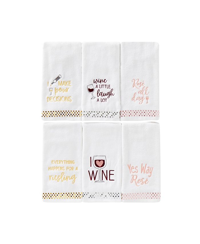 Saturday Knight Ltd Rose All Day 2 Piece Hand Towel Set - Macy's