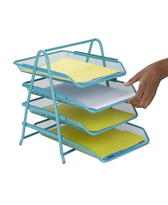 Mind Reader 4 Tier Paper Tray Desk Organizer - Macy's