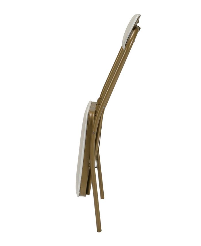 Cosco Stylaire Vinyl Padded Folding Chair, 4-Pack - Macy's