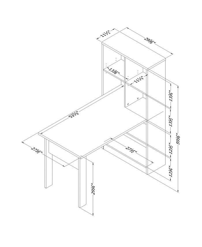 South Shore Annexe Desk & Reviews - Furniture - Macy's