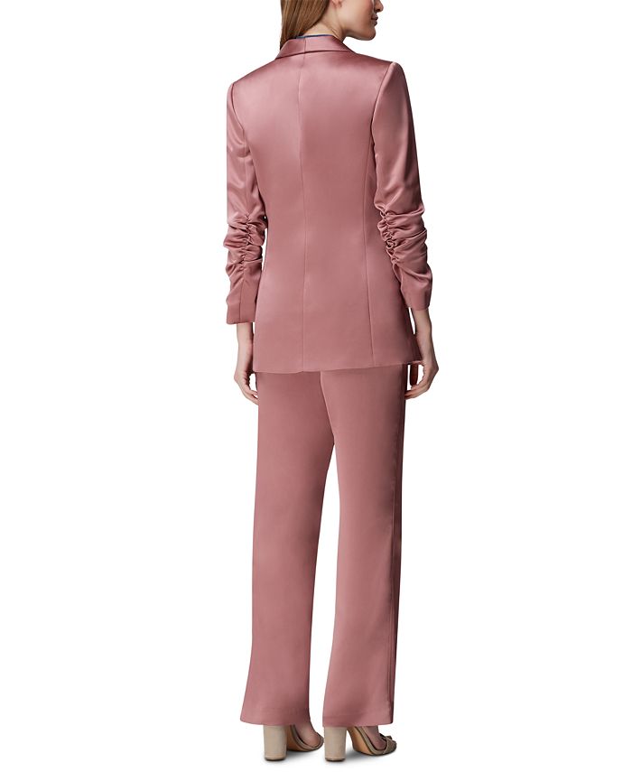 Tahari ASL Scrunched-Sleeve Satin Jacket - Macy's Tahari ASL Scrunched-Sleeve Satin Jacket - Macy's