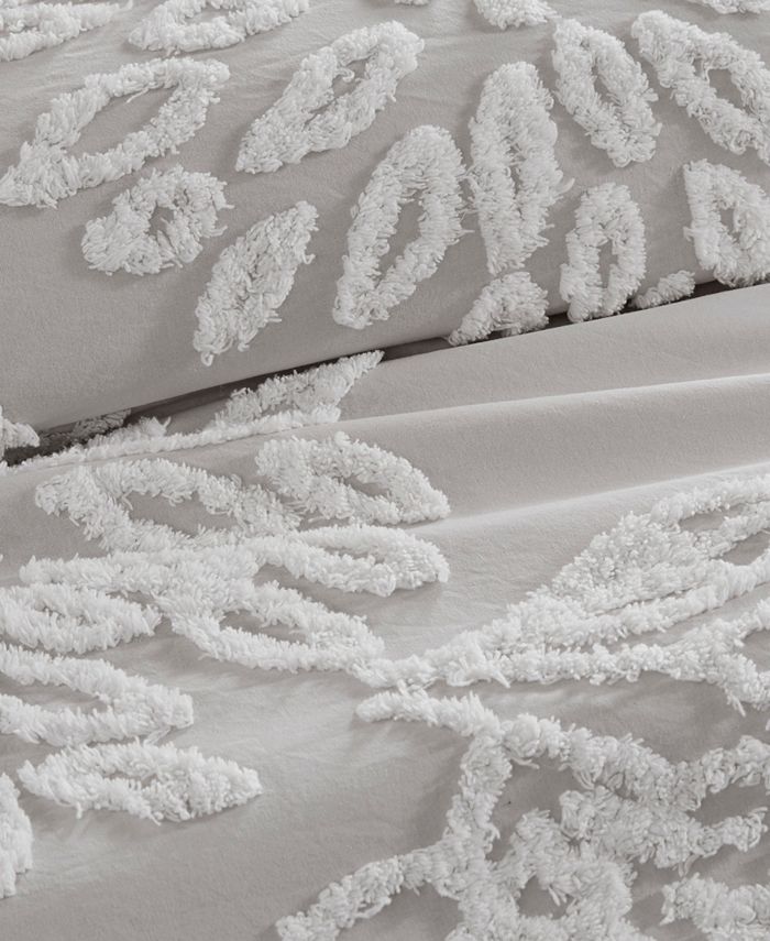 Madison Park Veronica Floral Tufted 3-Pc. Comforter Set, Full/Queen ...