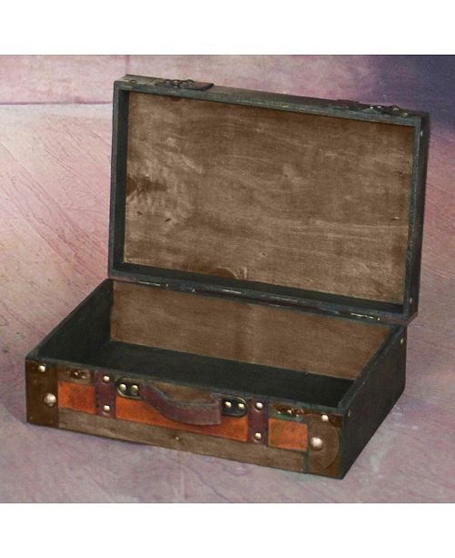 Vintiquewise Old Style Suitcase with Straps, Small & Reviews - Macy's