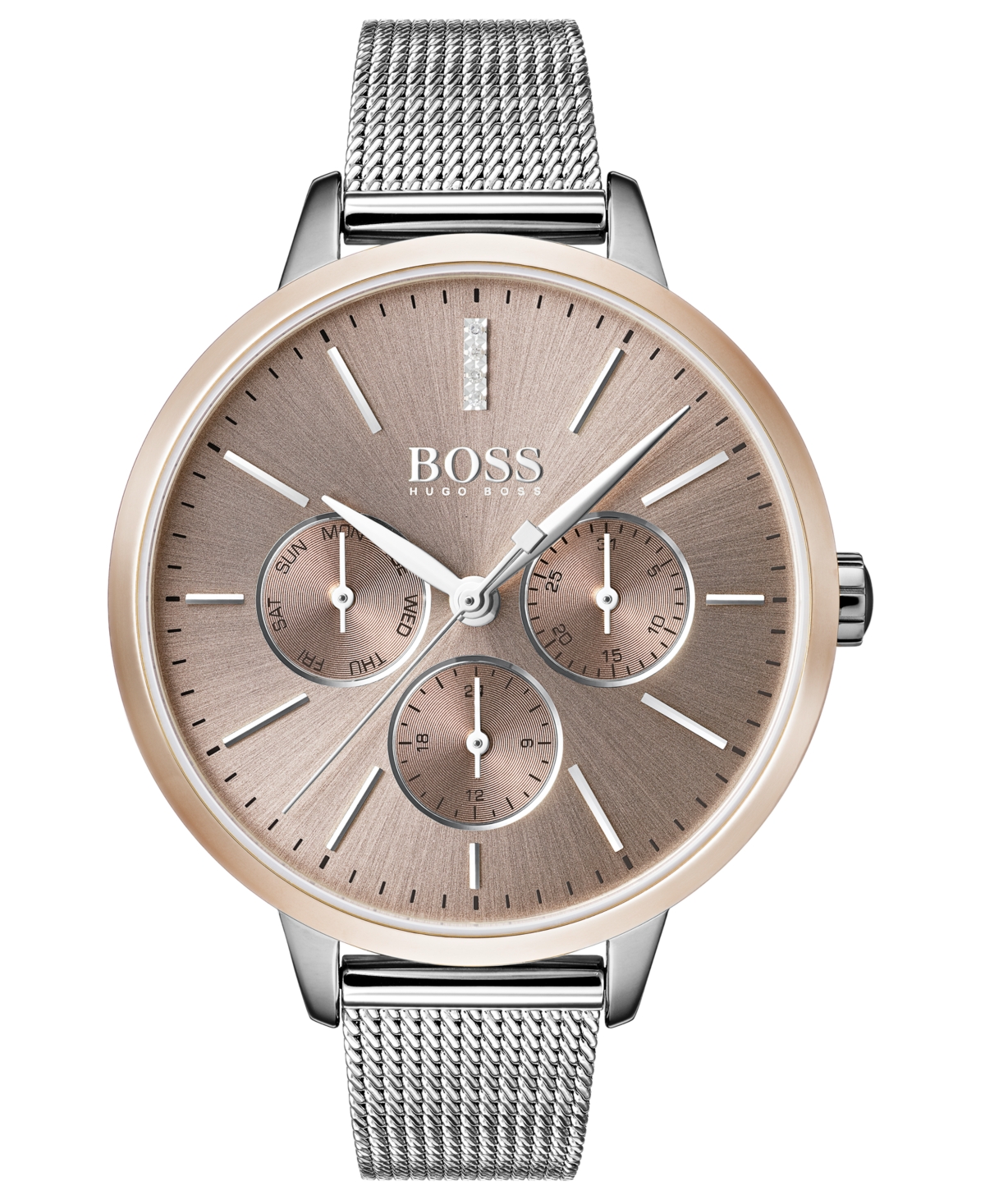 Click here for Hugo Boss Womens Symphony Diamond-Accent Stainless... prices