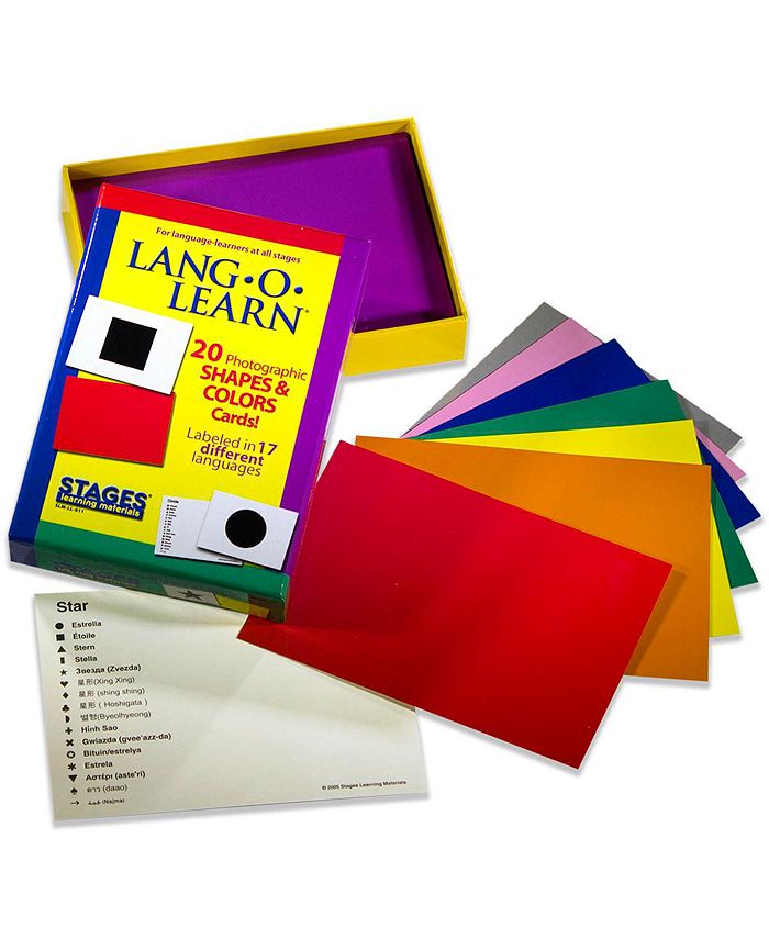 Stages Learning Materials Lang-O-Learn ESL Shapes Colors Vocabulary ...