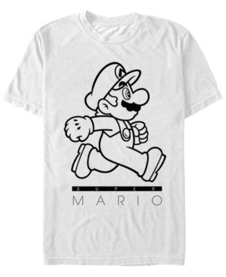 Nintendo Men's Super Mario On The Go Short Sleeve T-Shirt - Macy's