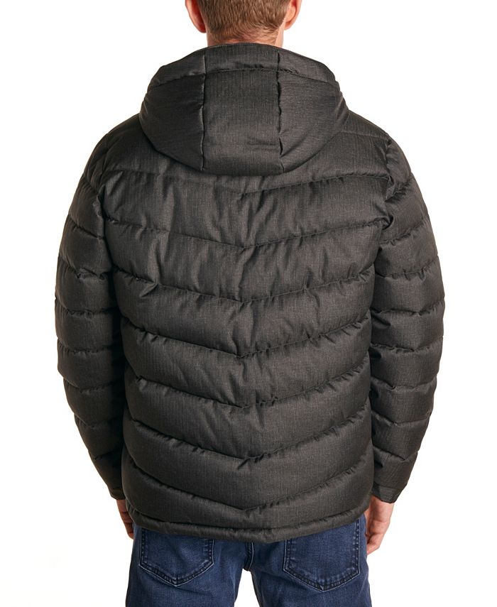 Perry Ellis Men's Heather Puffer Jacket - Macy's