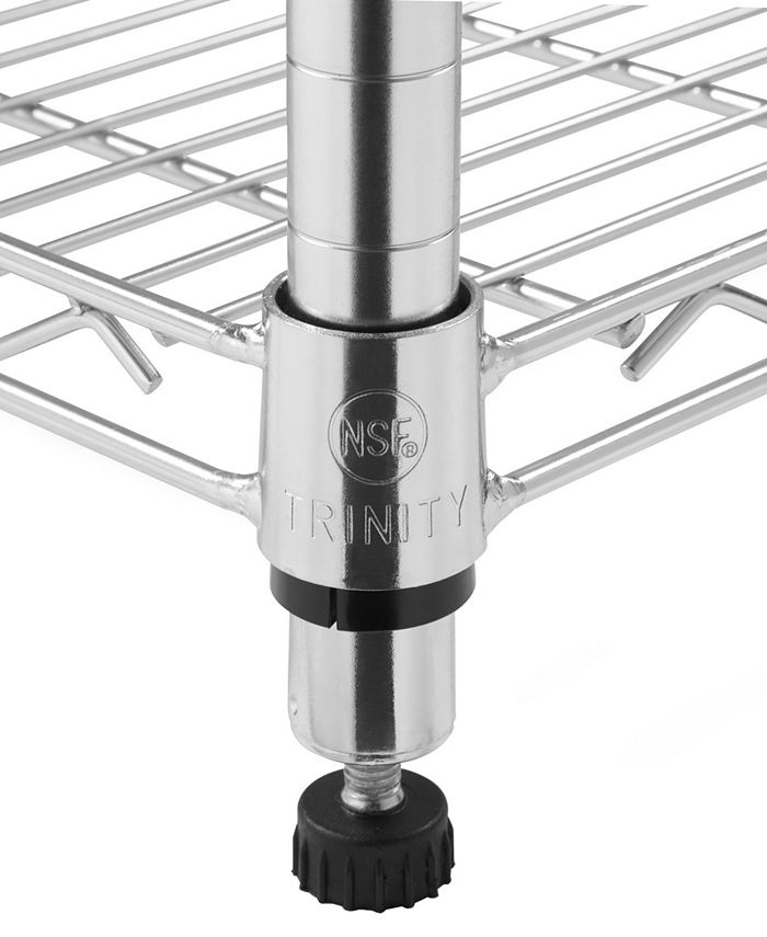 TRINITY 5-Tier Wire Shelving Rack - Macy's