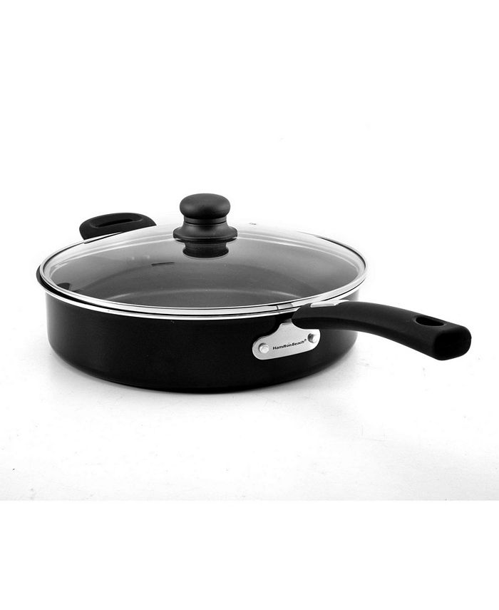 Hamilton Beach 12-Piece Non-Stick Aluminum Cookware Set - Macy's