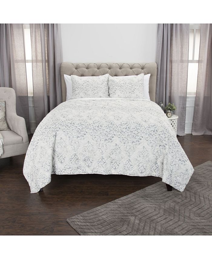 Rizzy Home Riztex USA Astrid King 3 Piece Quilt Set - Macy's