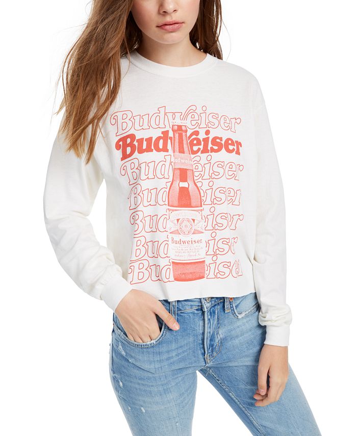 True Vintage Cotton Budweiser Graphic-Print T-Shirt - Macy's