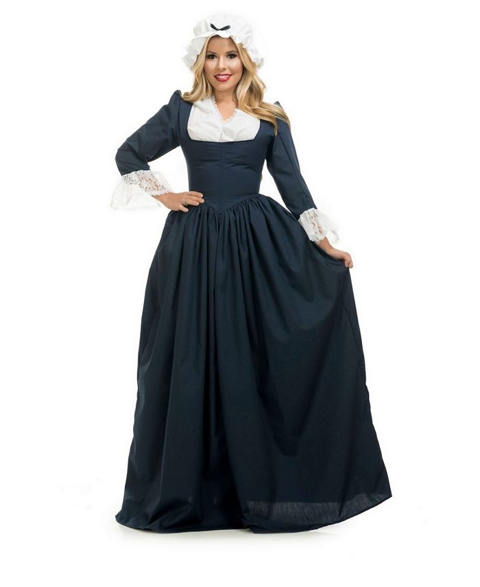 BuySeasons Women's Colonial Woman Navy Adult Costume - Macy's