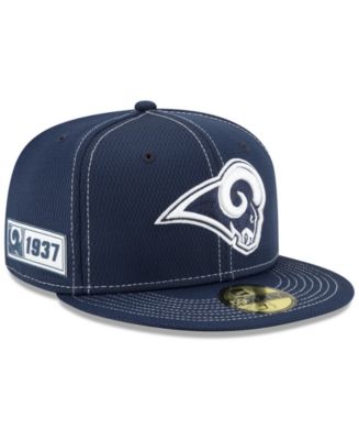 New Era Los Angeles Rams On-Field Sideline Road 59FIFTY-FITTED Cap - Macy's