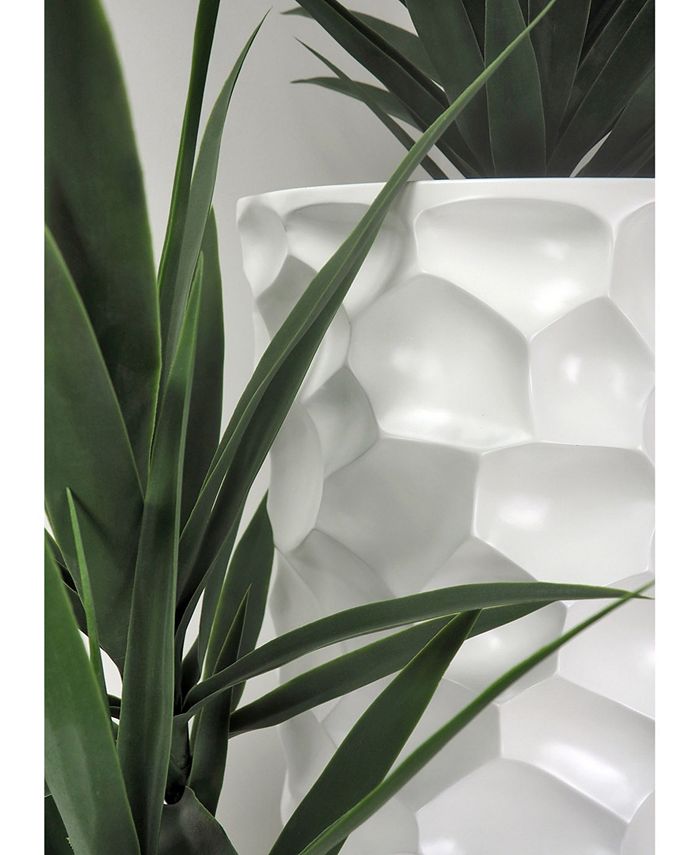 Le Present Lux Textura Fiberglass Planter 60" - Macy's