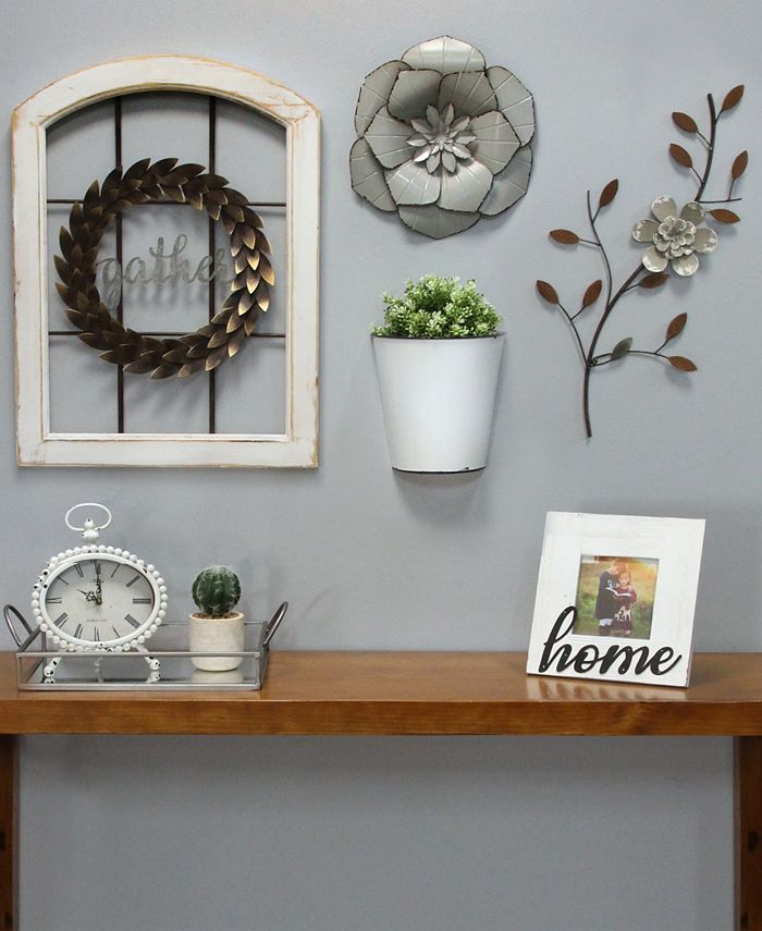 Stratton Home Décor Stratton Home Decor Simple Floral Wall Decor - Macy's