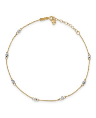 14k gold anklet macy's store