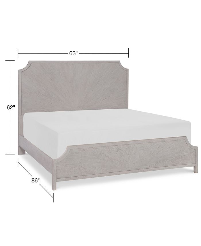 Furniture Rachael Ray Cinema Queen Panel Bed - Macy's