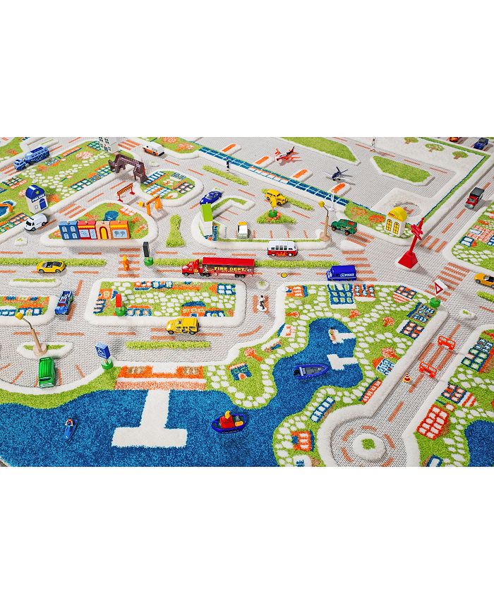 IVI Mini City 3D Play Rug - Macy's