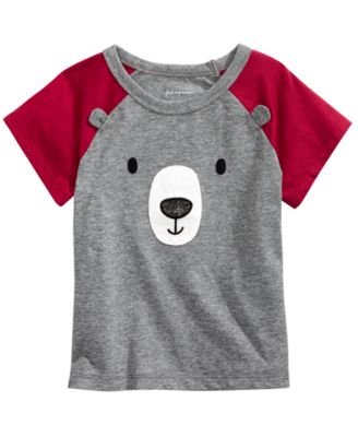 First Impressions Toddler Boys Bear-Print T-Shirt, Created for Macy's ...