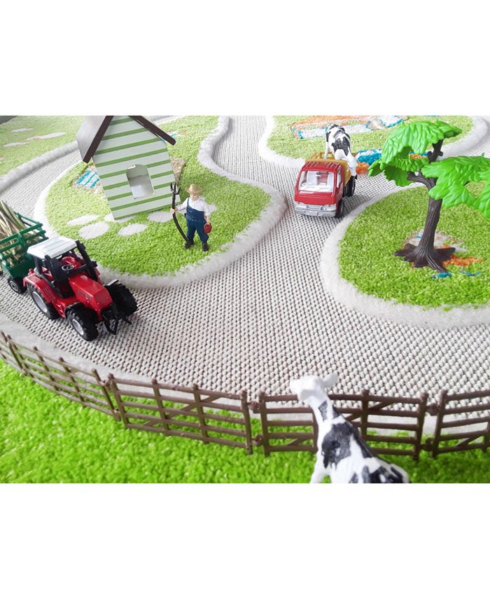 IVI Farm 3D Kids Play Rug Playmat - Macy's