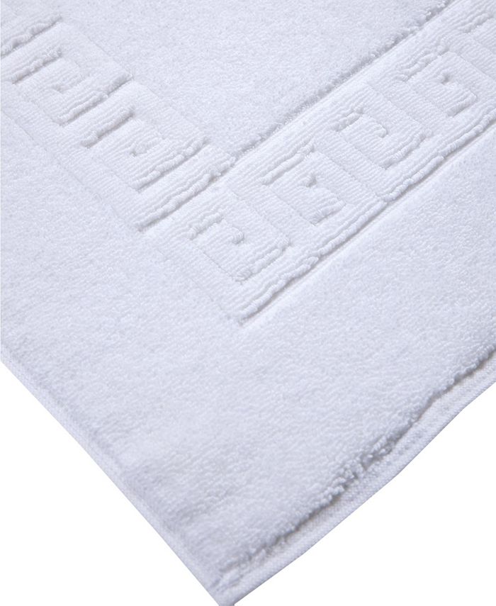 OZAN PREMIUM HOME Milos Luxury Greek Key Bath Mat - Macy's