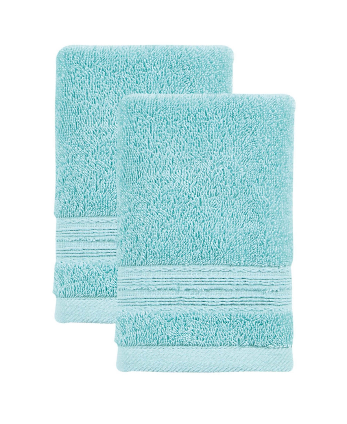 Click here for Ozan Premium Home Cascade 2-Pc. Washcloth Set - Aq... prices