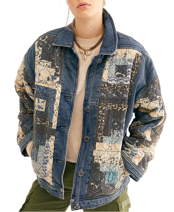 Free People Pieced-Together Jacket - Macy's