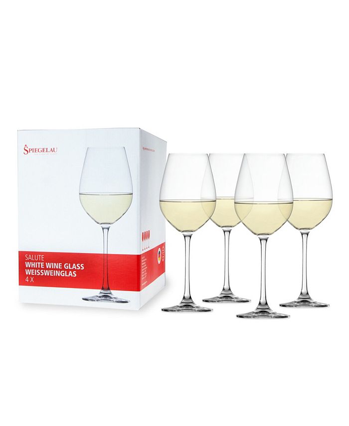 Spiegelau Salute White Wine Glasses, Set of 4, 16.4 Oz - Macy's