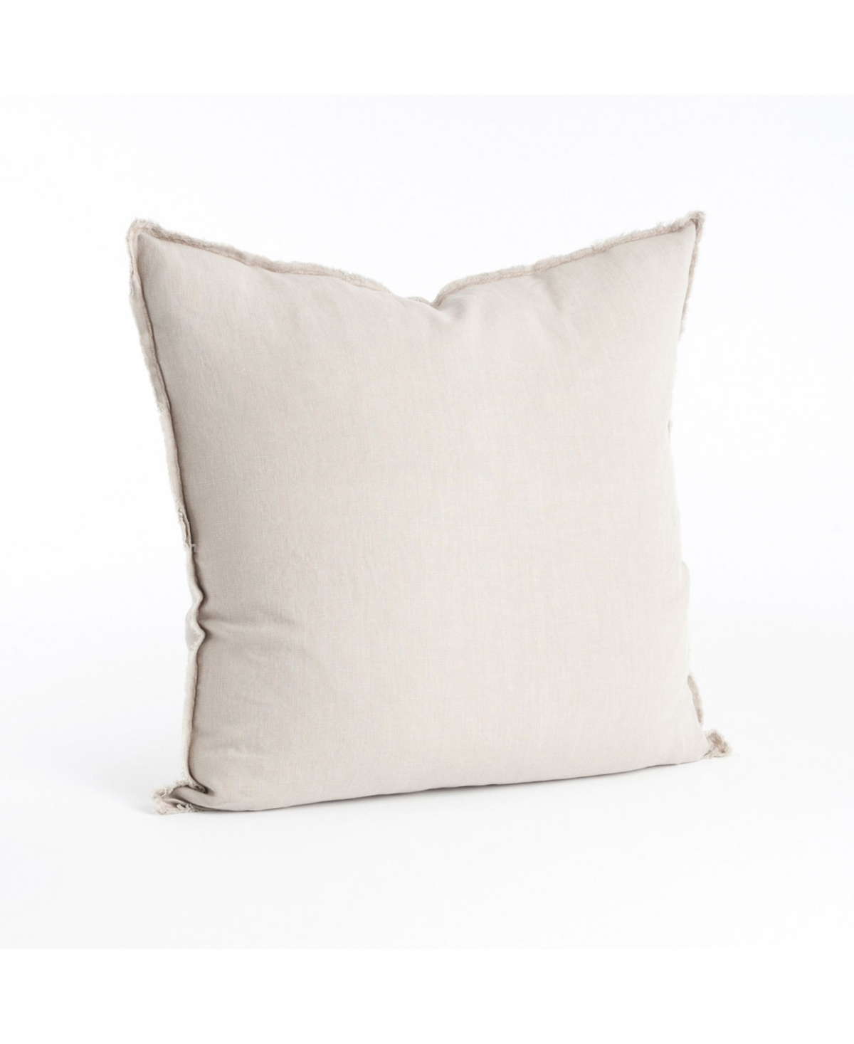 Click here for Saro Lifestyle Fringed Linen Decorative Pillow  20... prices